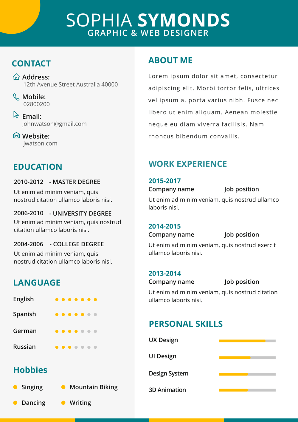 Auto Resume Builder - Free Online Resume Generator